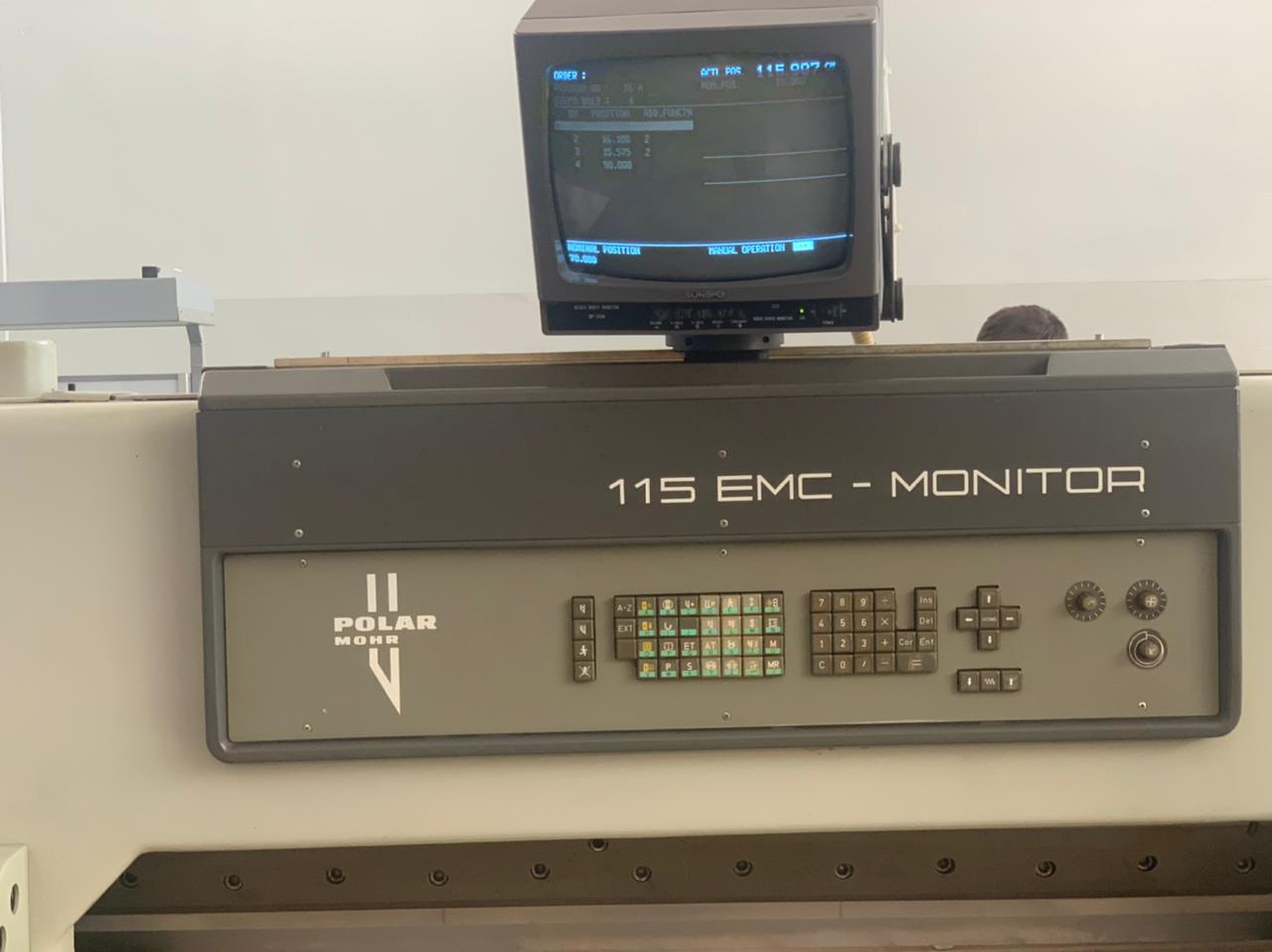 Guillotine Machine POLAR 115 EMC MON | Unique Printing Machines